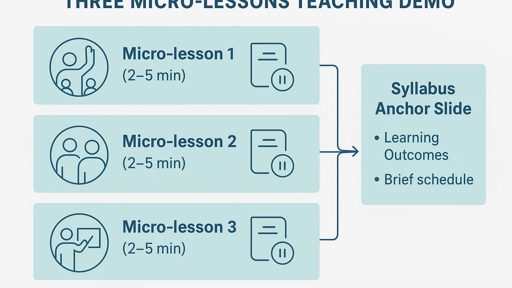 Academic Job Talk and Teaching Demo: Dual-Track Campus